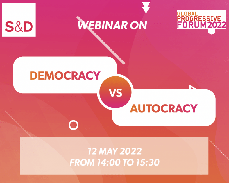 Democracy vs Autocracy - GPF event on 12 May 2022 | Socialists and ... Democracy vs Autocracy - GPF event on 12 May 2022 | Socialists and ...